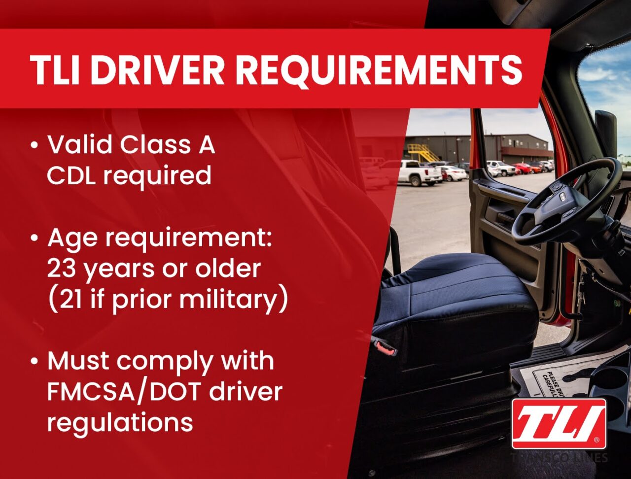 TLI Driver Requirements: What It Takes to Drive With Transco Lines ...